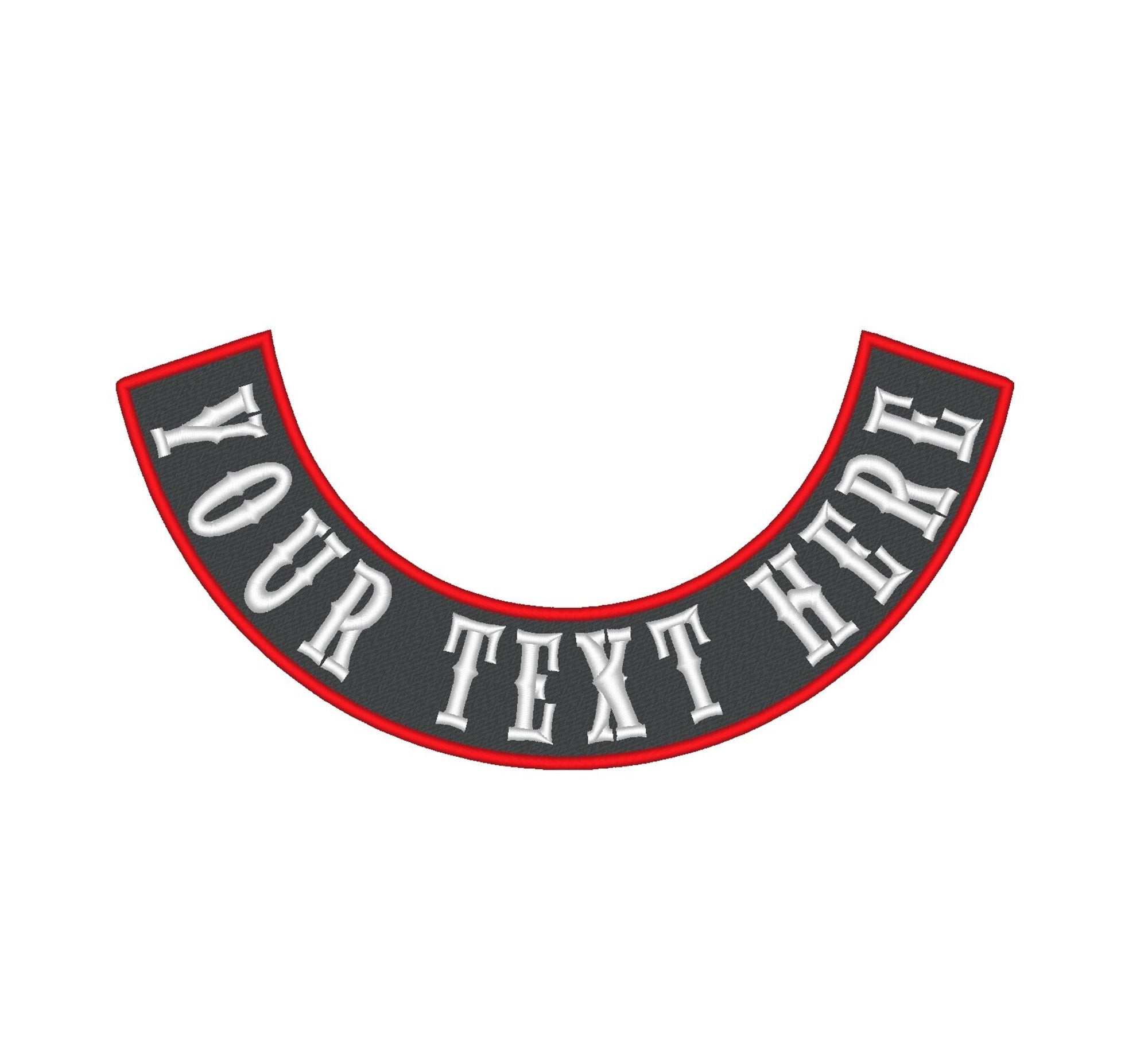 Design Your Own Top And Bottom Straight Rocker Patches