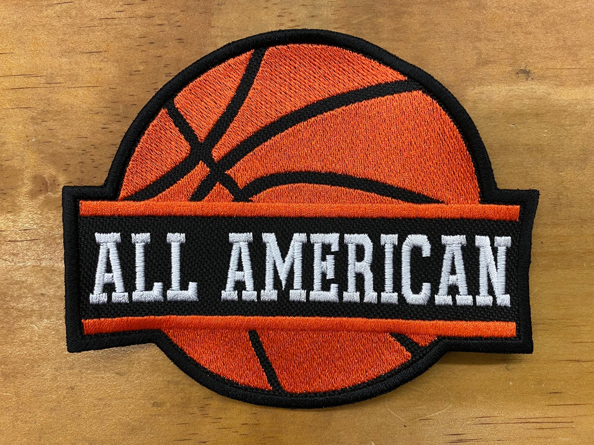 Custom Embroidered Basketball Sports Team Varsity Jacket Sew on Patch ...